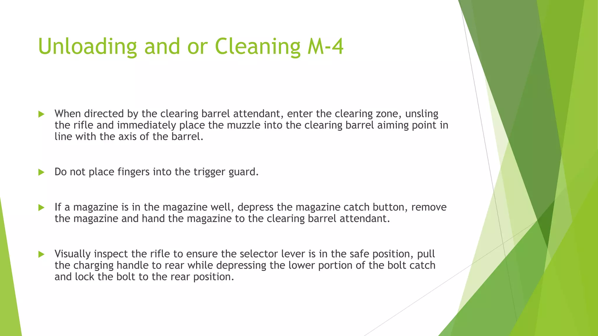 Clearing Barrel Procedures | PPTX