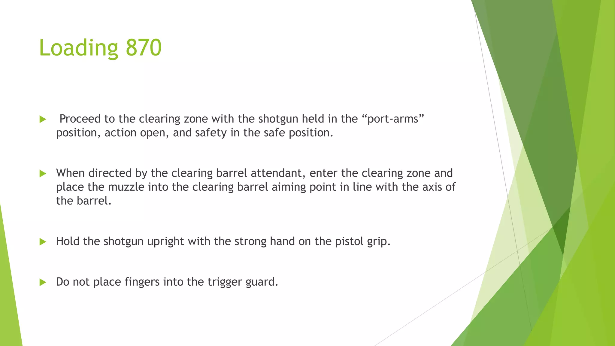 Clearing Barrel Procedures | PPTX