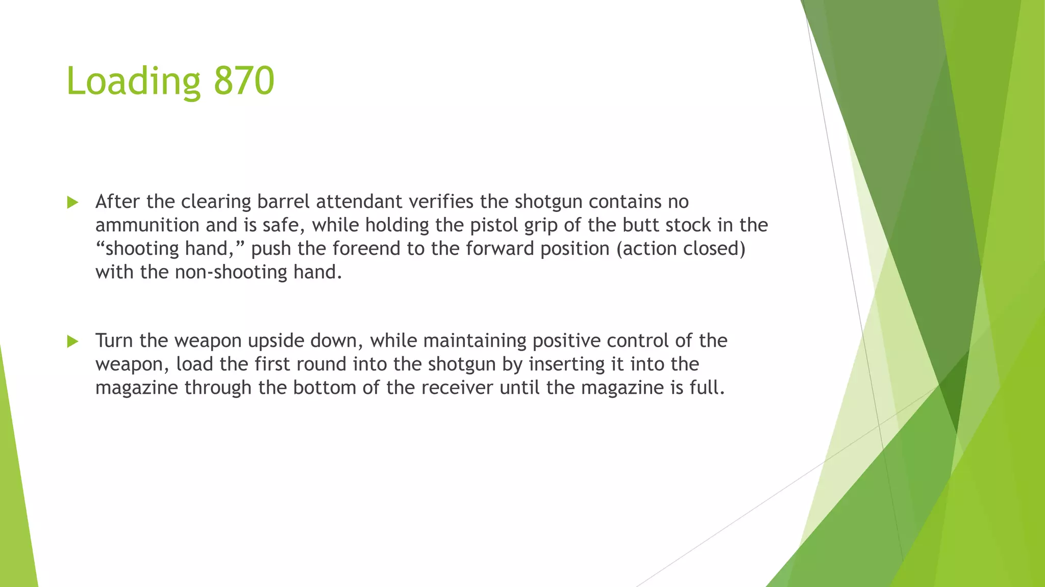 Clearing Barrel Procedures | PPTX