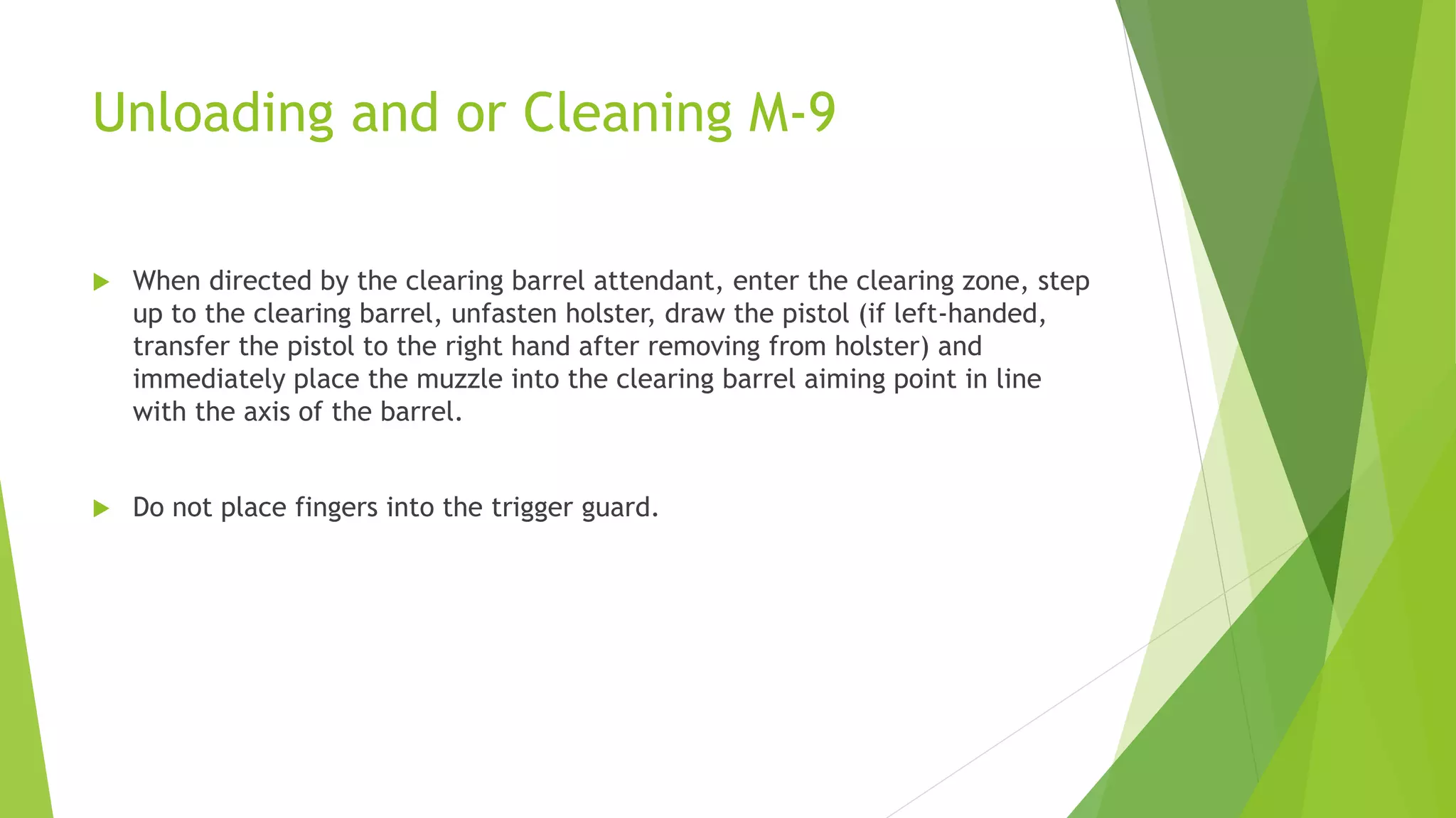 Clearing Barrel Procedures | PPTX