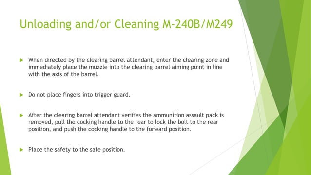 Clearing Barrel Procedures | PPTX | First Aid | Injuries