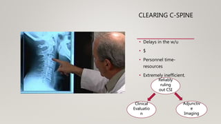 Clearing cervical collar | PPTX