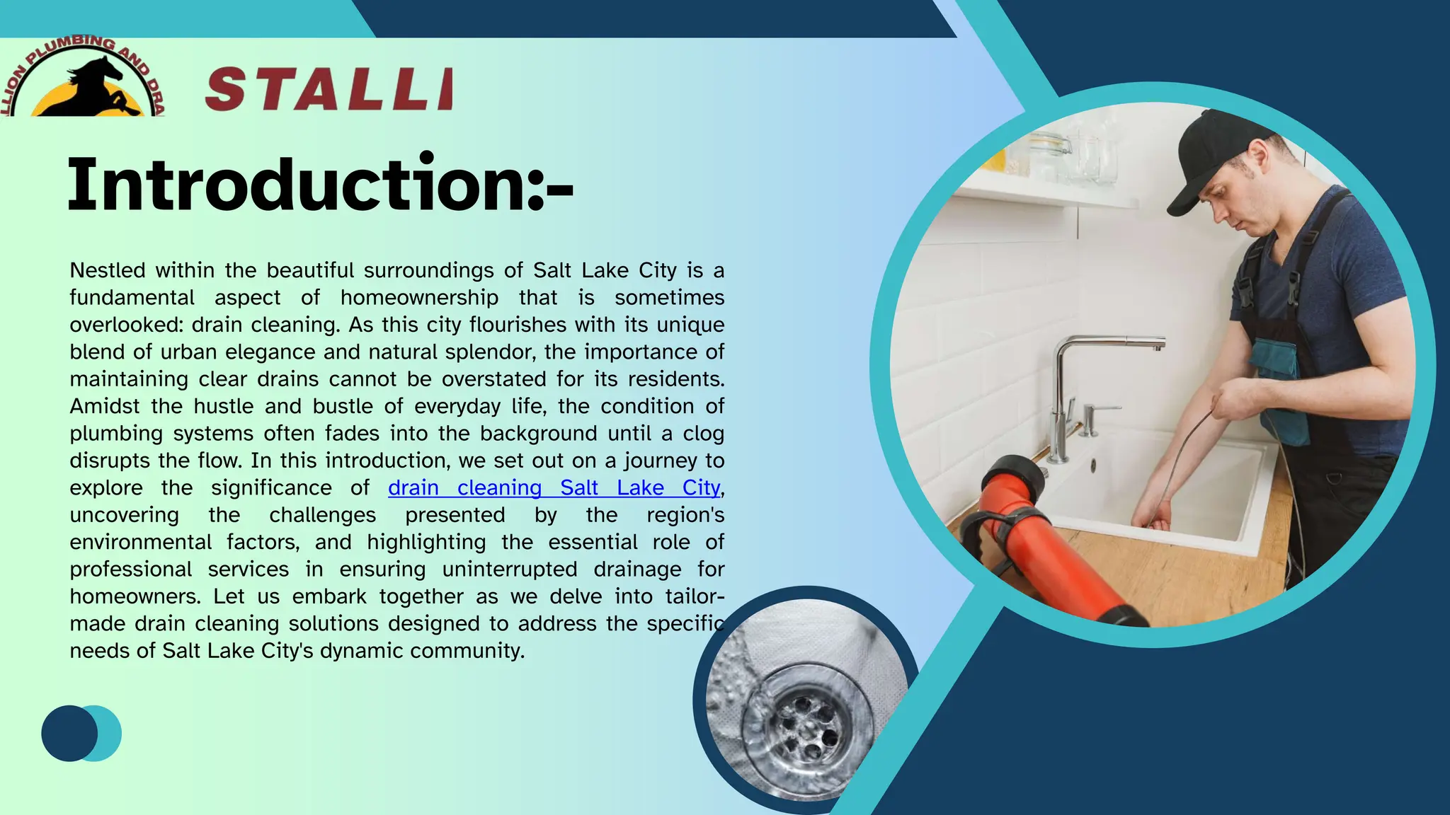 Clearing Drains Professional Drain Cleaning Solutions in Salt Lake City ...