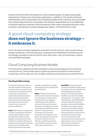 Clearing the fog from cloud computing | PDF