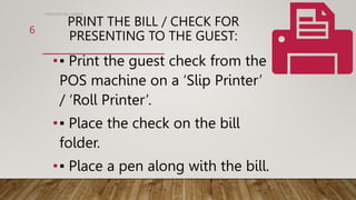 clearing the table and presenting bill.pptx