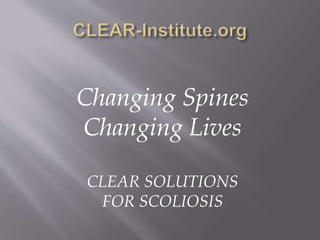 Clear institute introduction | PPTX