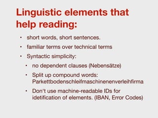 Clear Language and Readability | PDF