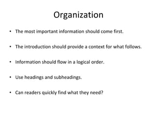 Clear language putting readers first | PPT