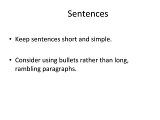 Clear language putting readers first | PPT