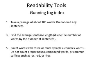 Clear language putting readers first | PPT