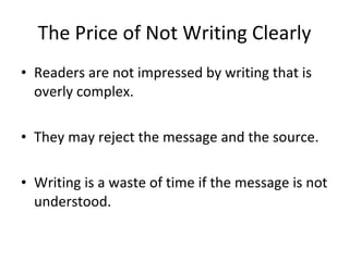 Clear language putting readers first | PPT