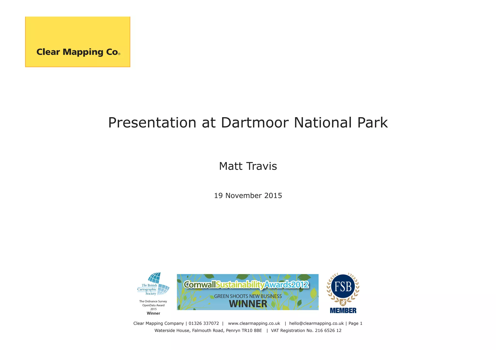 Clear Mapping Presentation Qgis Sw Ppt