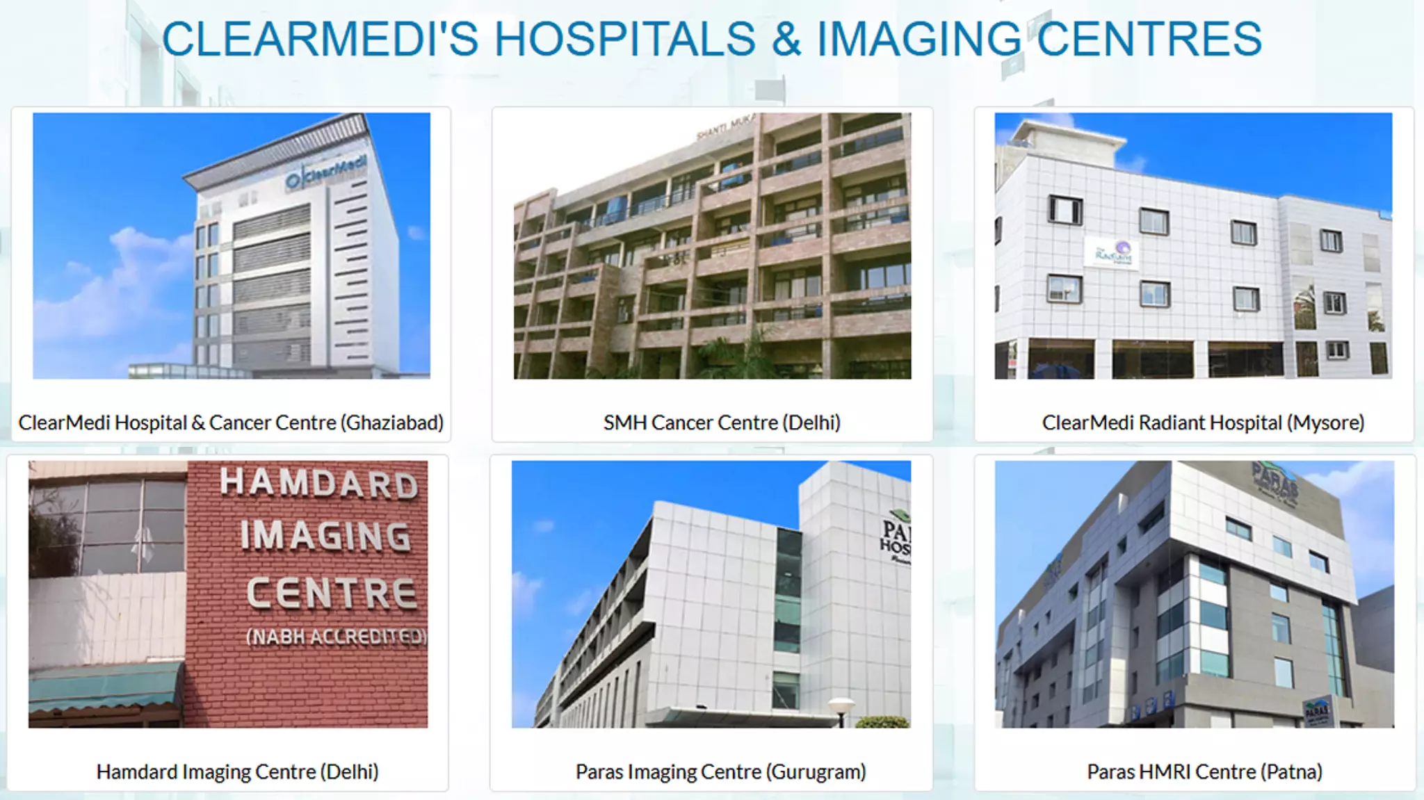 Clearmedi Hospitals in India | PPT