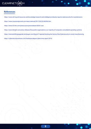 Cybersecurity: A Manufacturers Guide by Clearnetwork | PDF