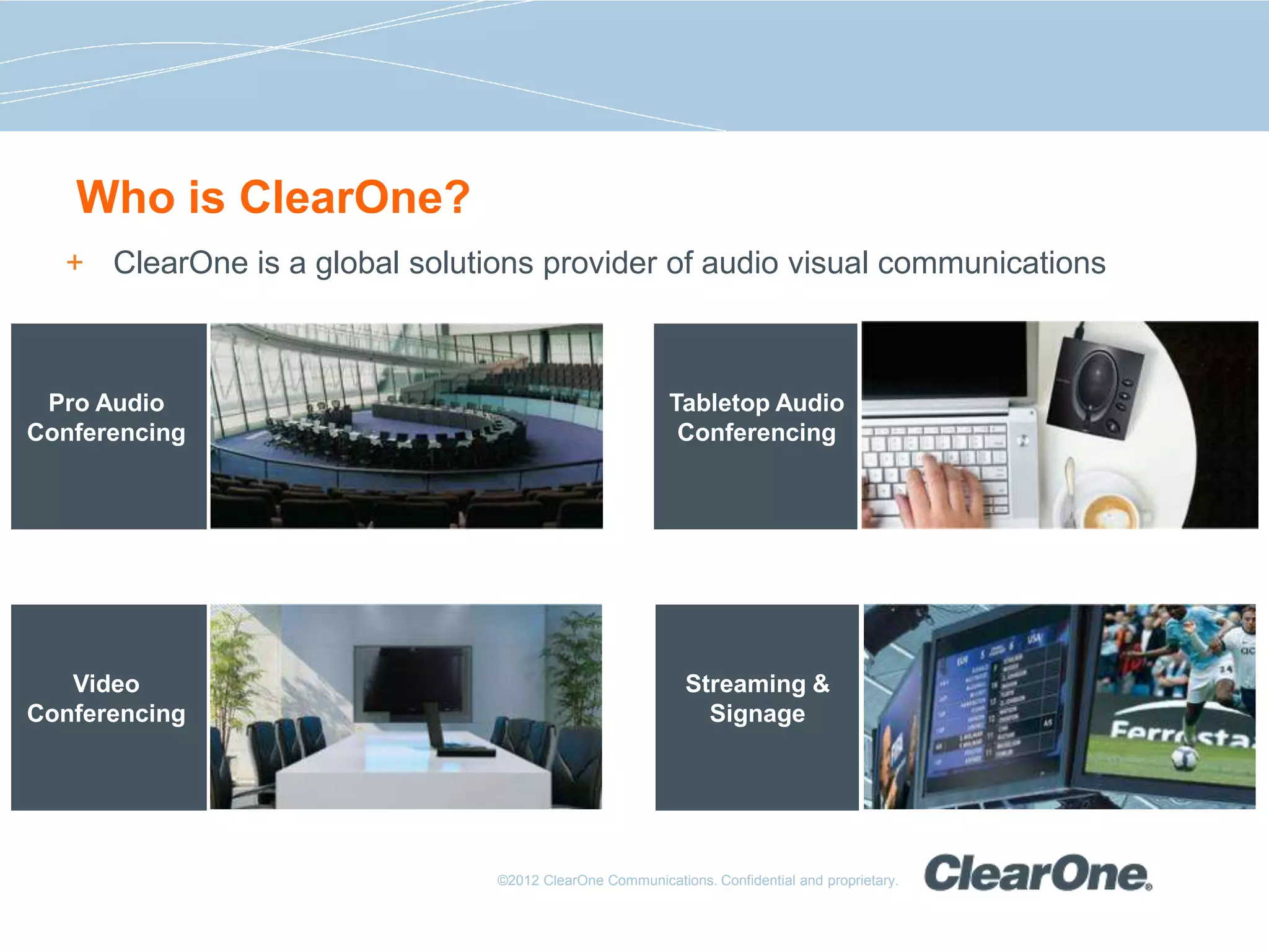 ClearOne Products and Solutions | PPT