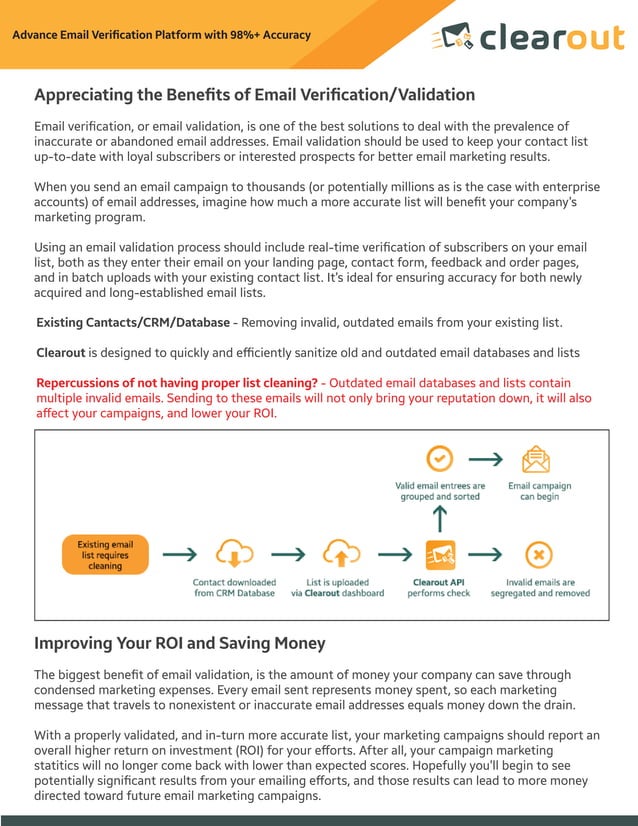 Clearout use cases | PDF