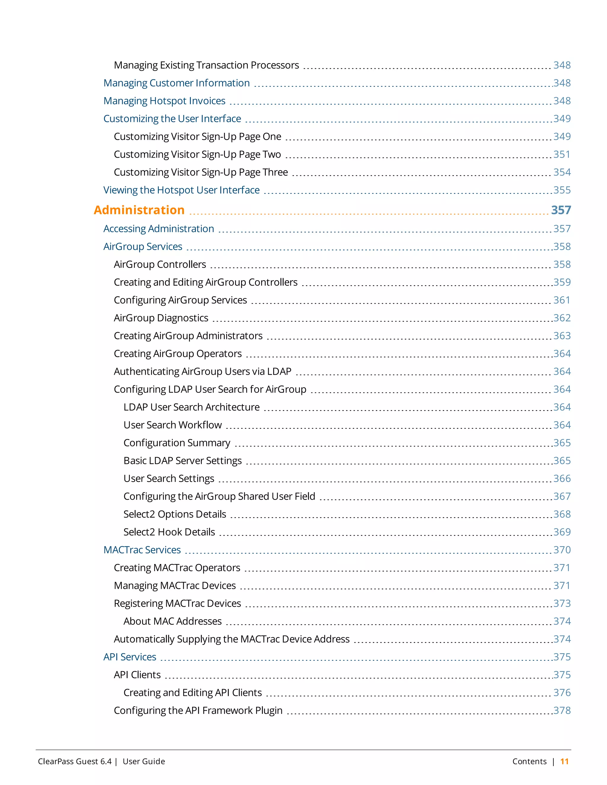 ClearPass Guest 6.4 User Guide | PDF