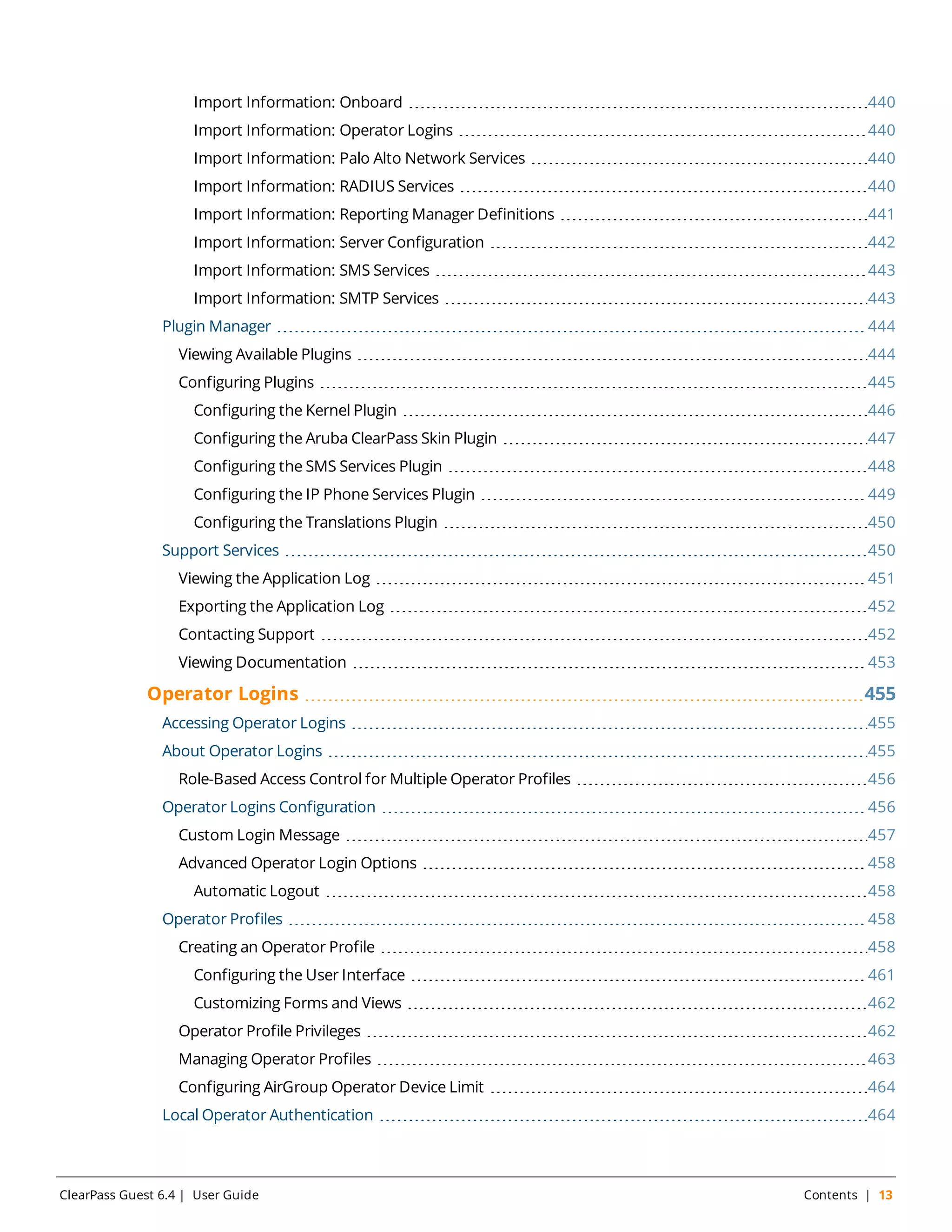 ClearPass Guest 6.4 User Guide | PDF