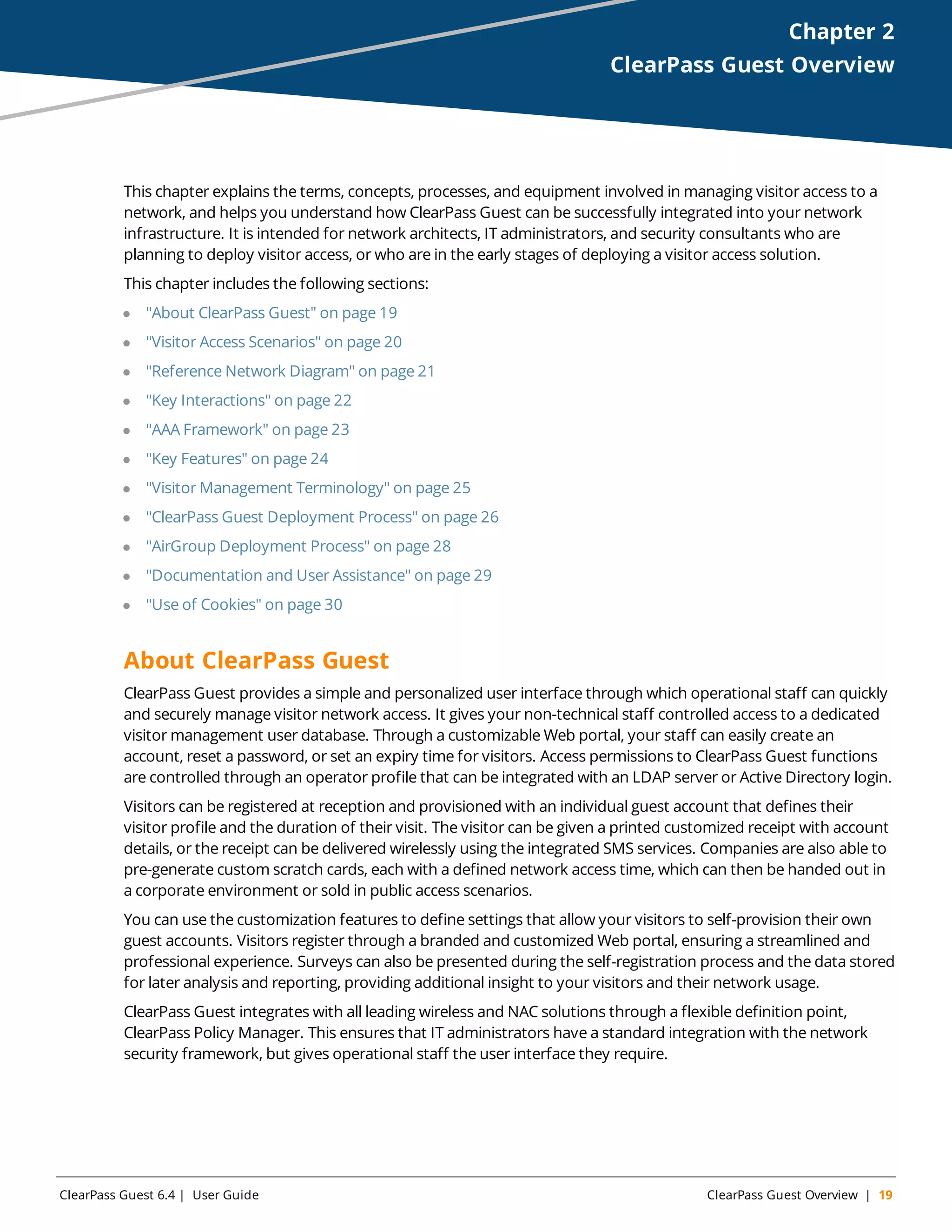 ClearPass Guest 6.4 User Guide | PDF