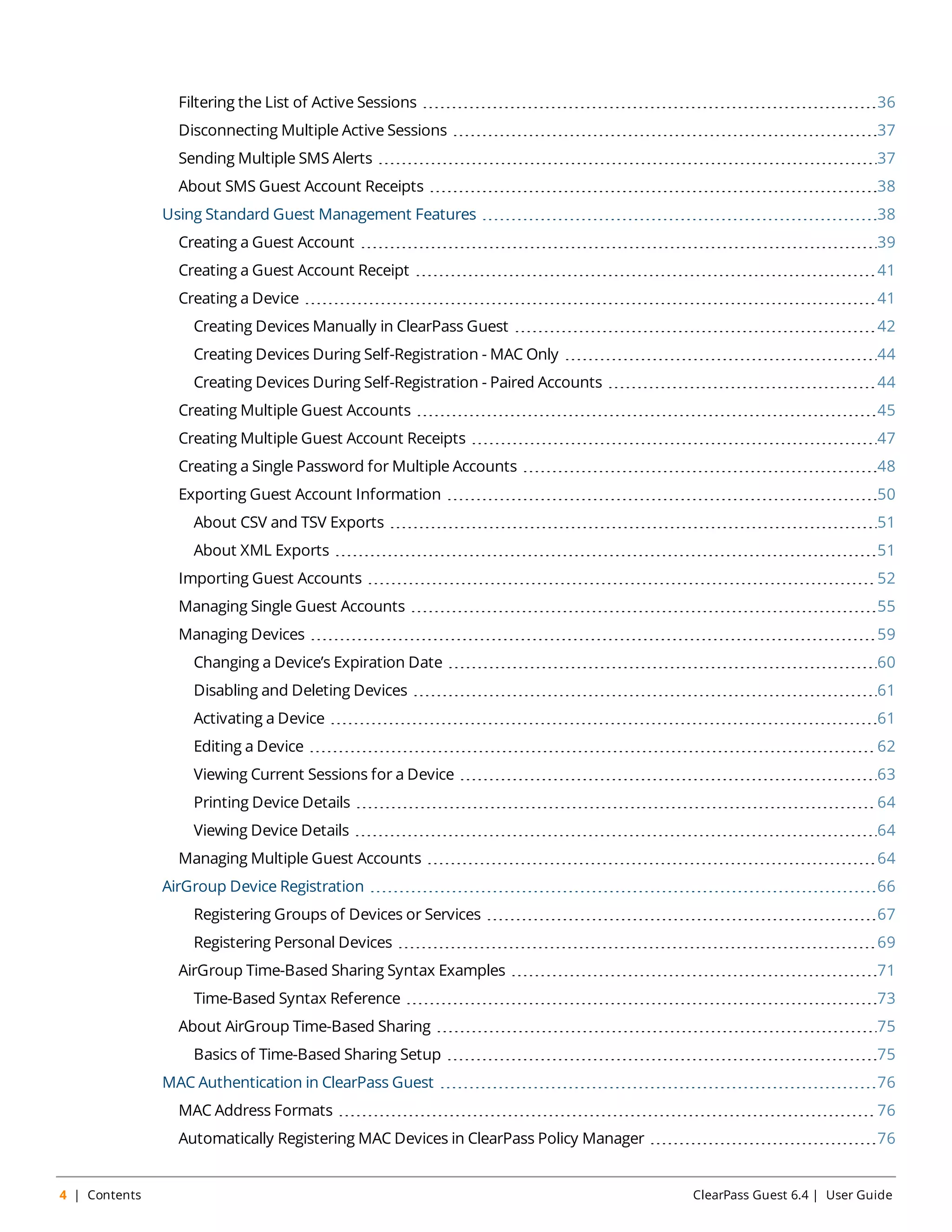 ClearPass Guest 6.4 User Guide | PDF