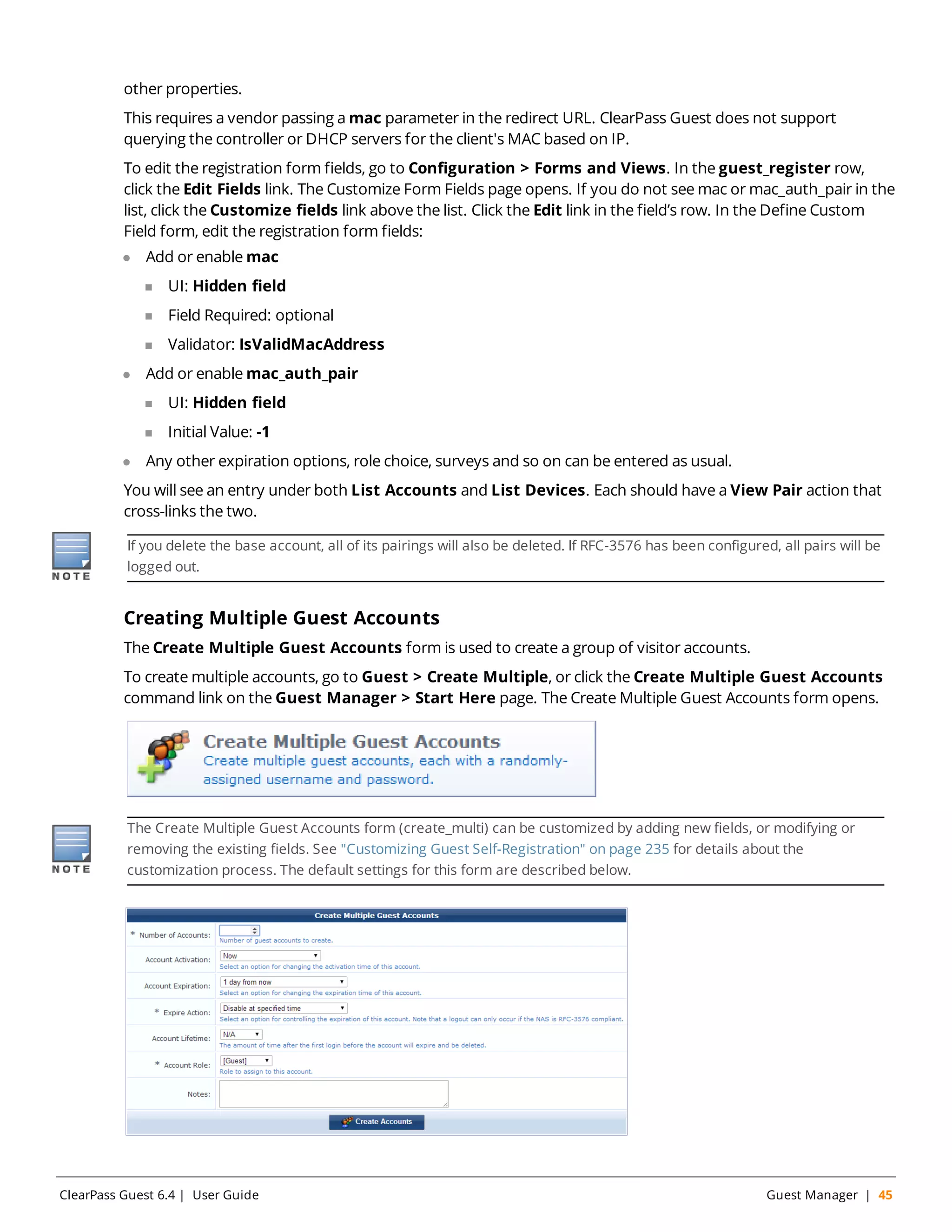 ClearPass Guest 6.4 User Guide | PDF