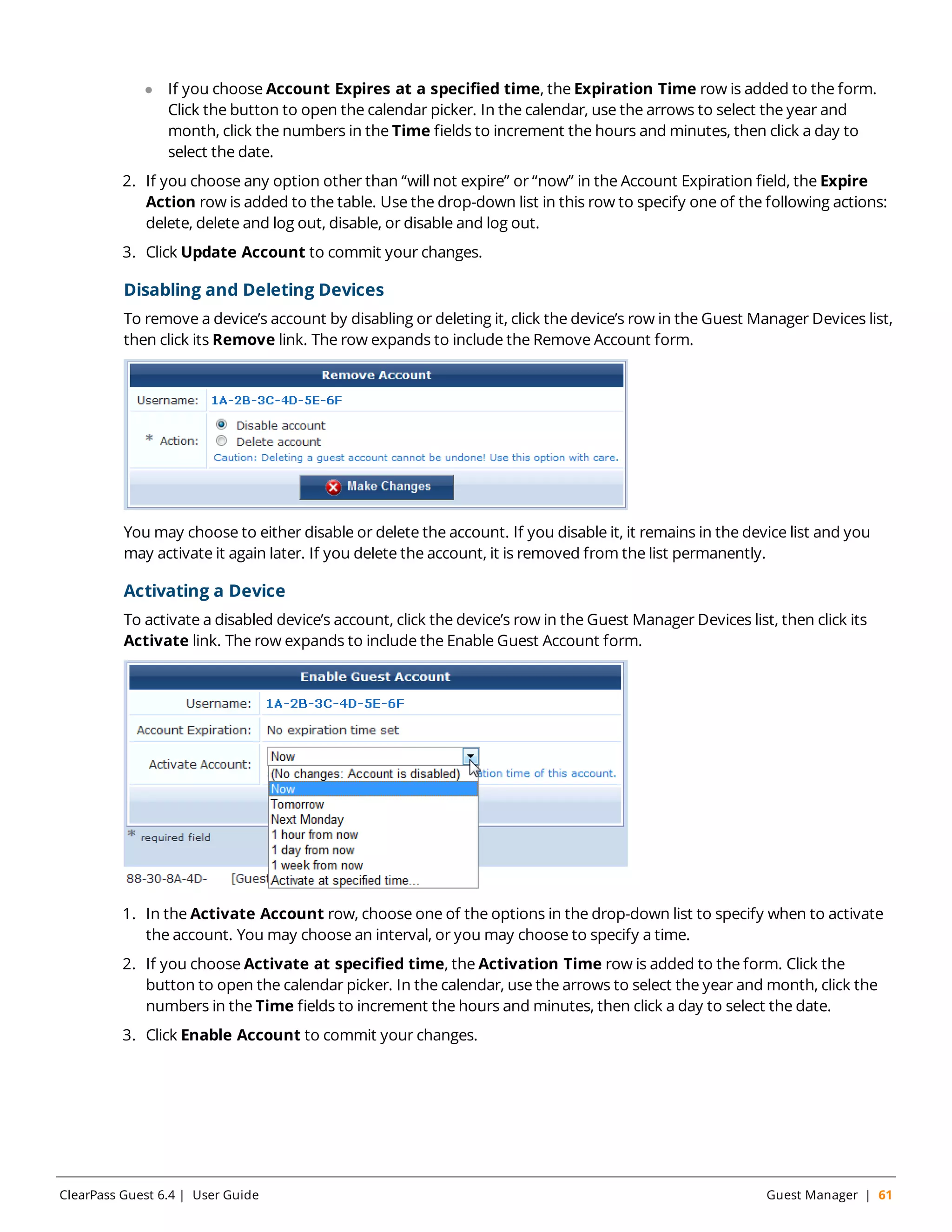 ClearPass Guest 6.4 User Guide | PDF