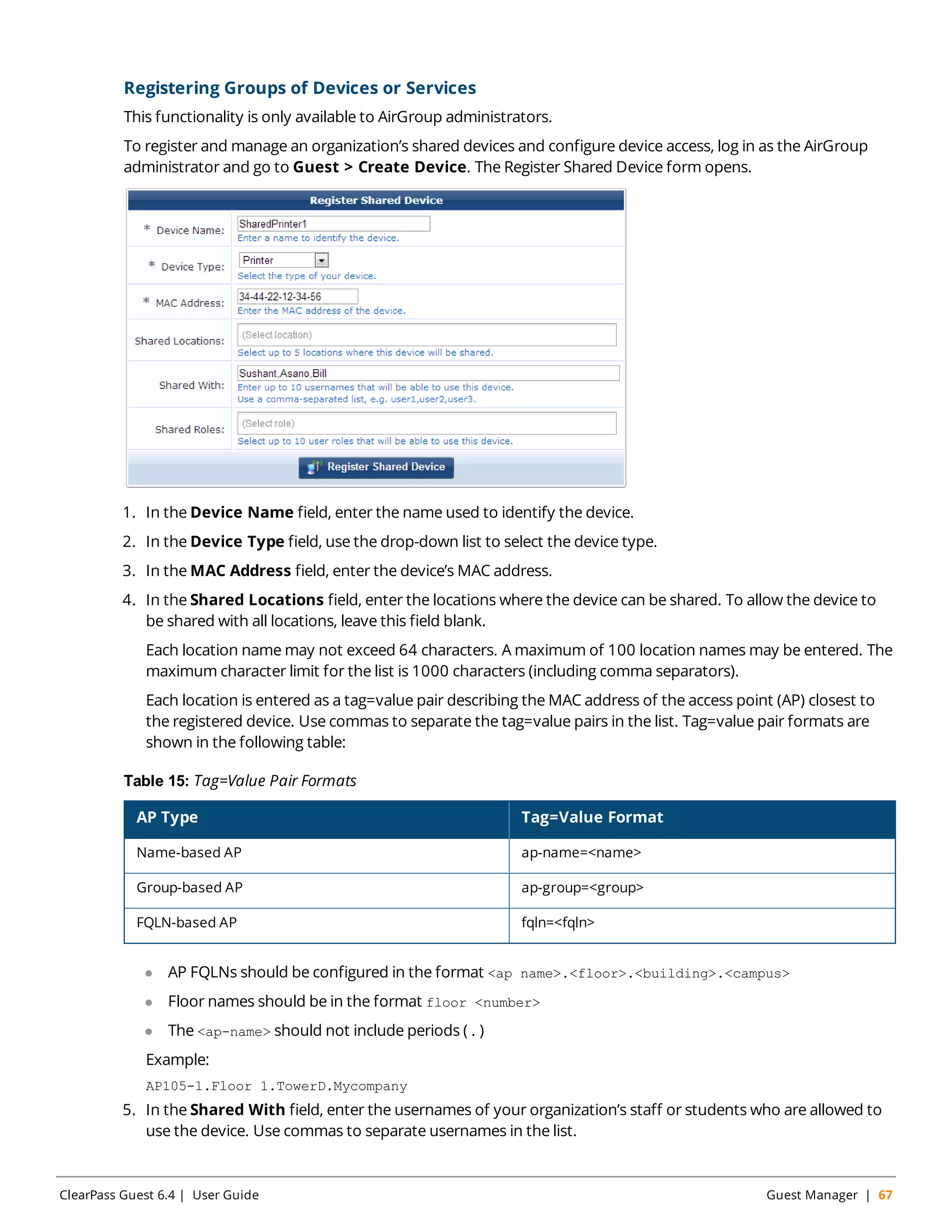 ClearPass Guest 6.4 User Guide | PDF