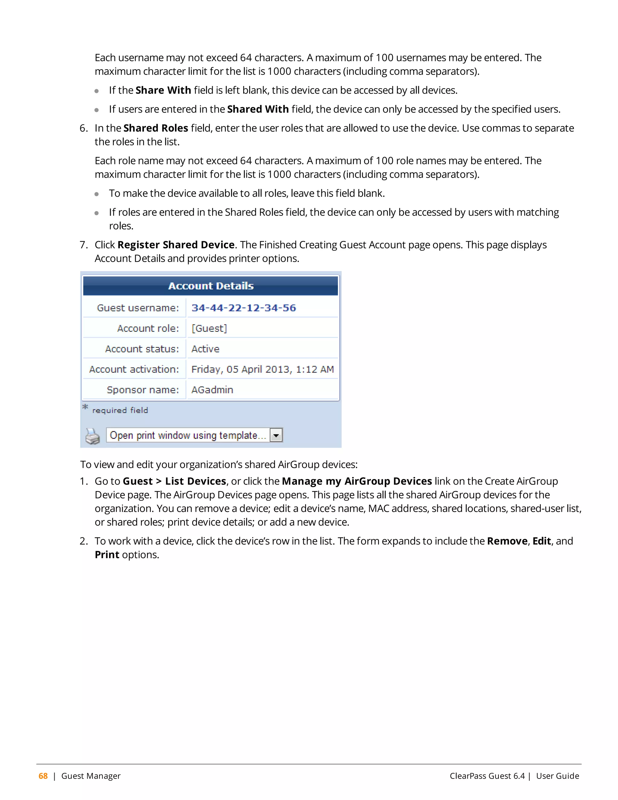 ClearPass Guest 6.4 User Guide | PDF
