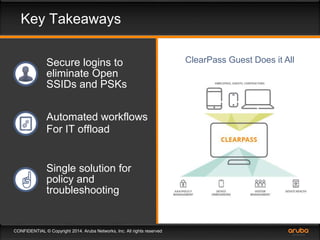 ClearPass Guest Overview | PPTX