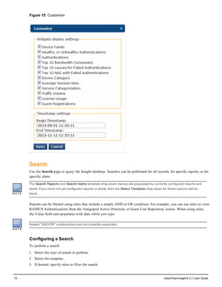 ClearPass Insight 6.3 User Guide | PDF