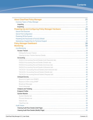 ClearPass Policy Manager 6.3 User Guide | PDF