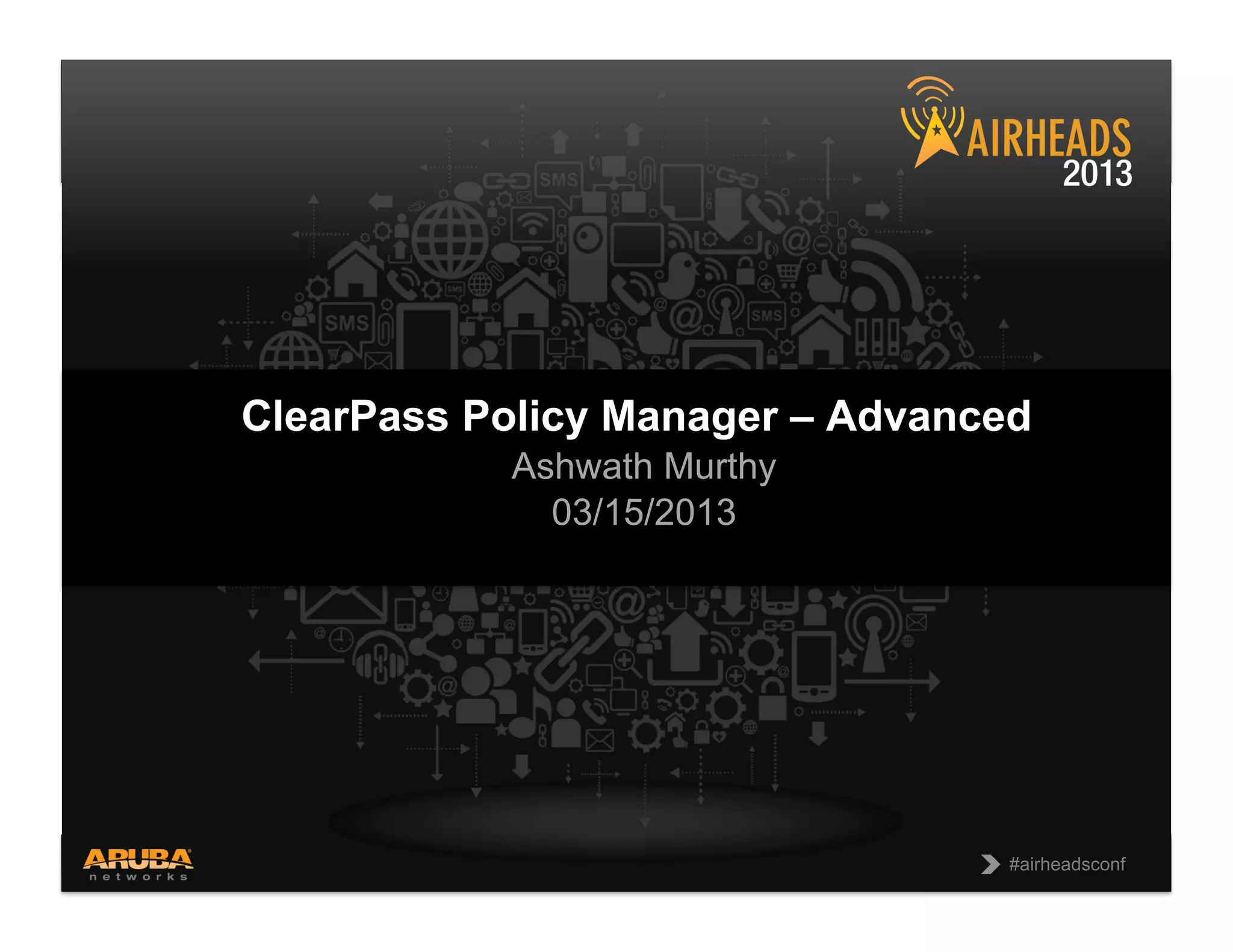 Clear pass policy manager advanced_ashwath murthy | PDF