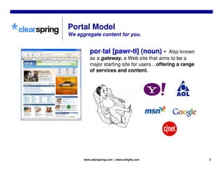 Clearspring Widgetsphere | PPT