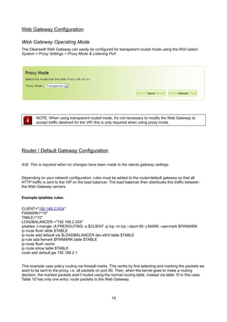 Clearswift-Secure-Web-Gateway-Webfilter Load Balancer Handbuch | PDF