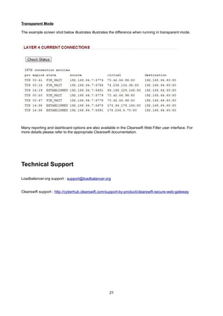 Clearswift-Secure-Web-Gateway-Webfilter Load Balancer Handbuch | PDF