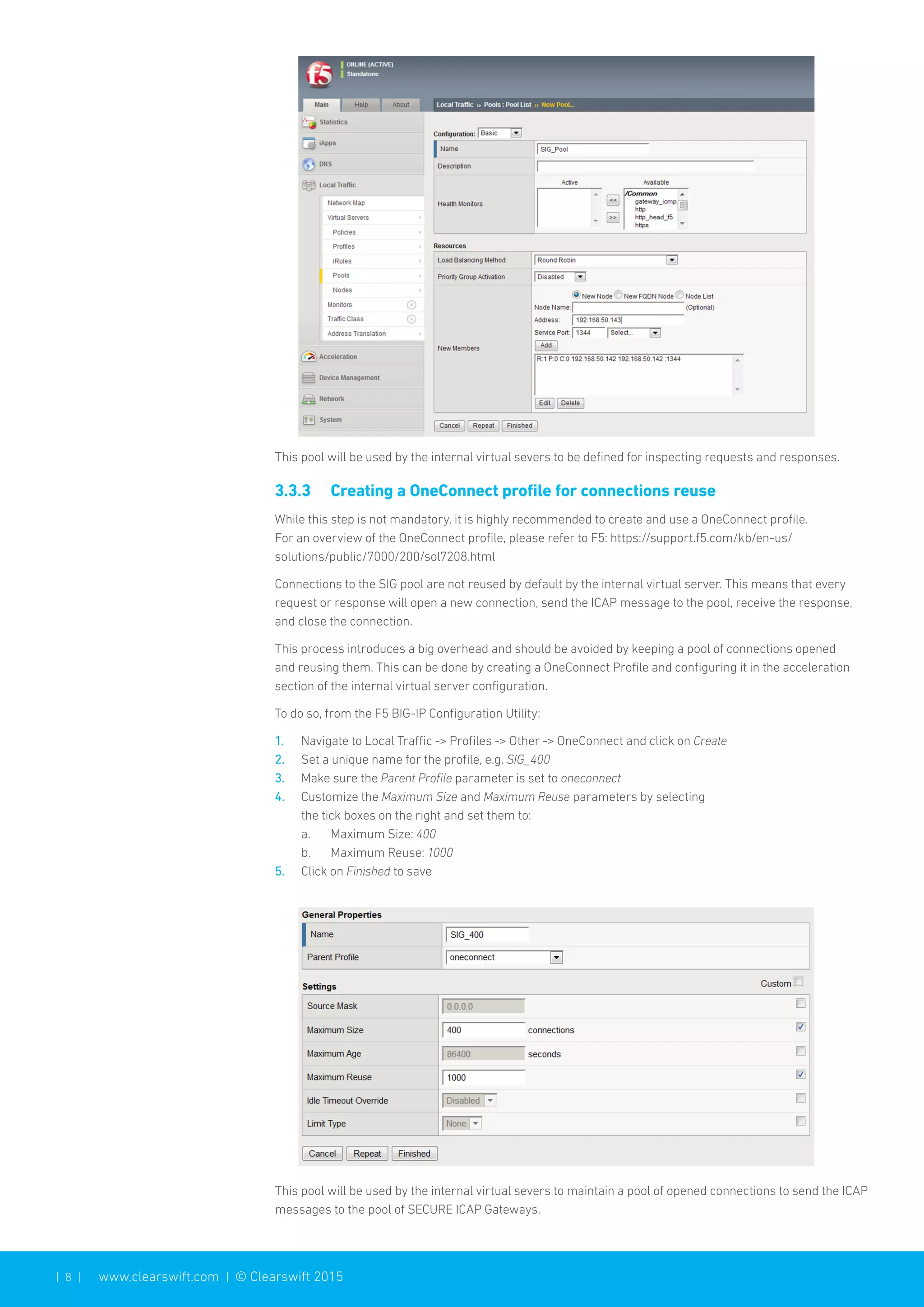 Clearswift f5 implementation_technical guide | PDF