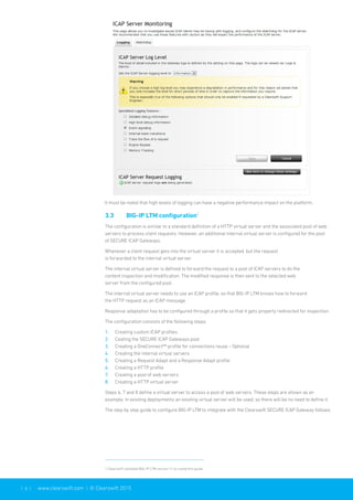 Clearswift f5 implementation_technical guide | PDF