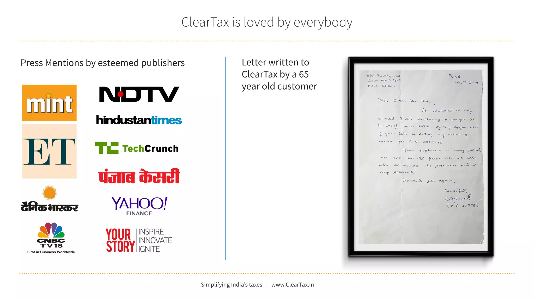 ClearTax presentation | PDF
