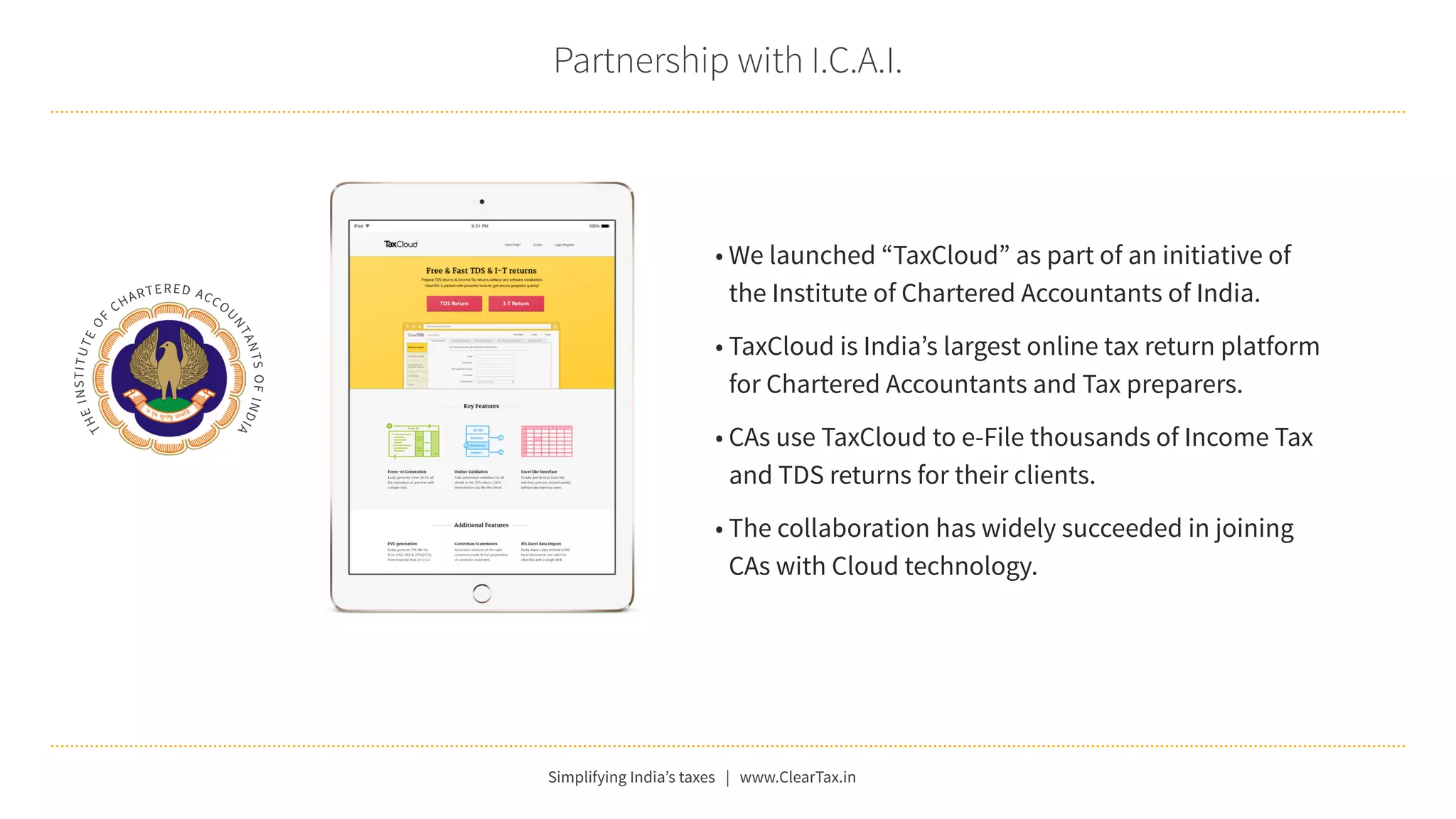 ClearTax presentation | PDF
