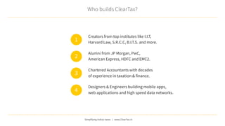ClearTax presentation | PPT