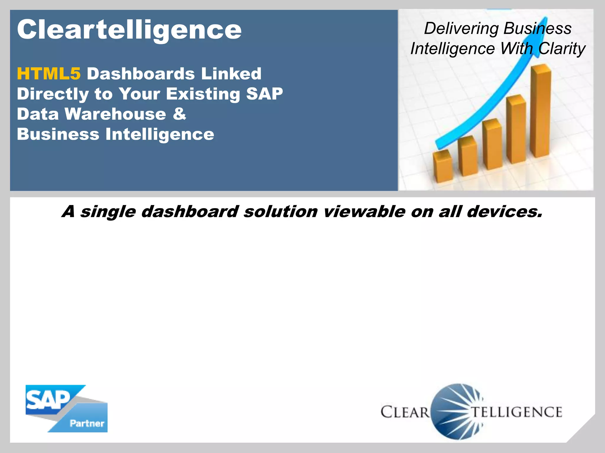 Cleartelligence Html5 Dashboards | PPTX