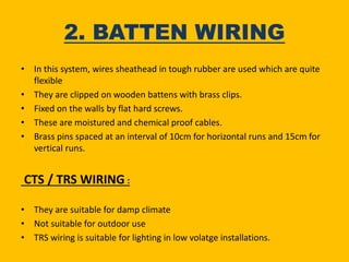 Wiring System and Working Principle of Fluorescence Tube | PPTX