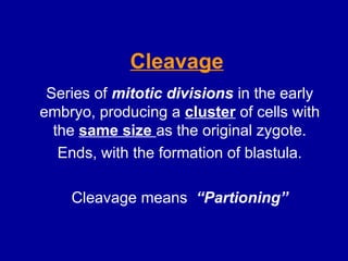 Cleavage.ppt presented by dr hanif sheikh sb | PPT