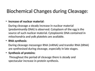 Cleavage, and their types, developmental biology.pptx