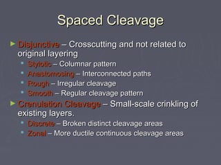 Cleavage and foliations | PPT