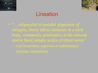 Cleavage, foliation, lineation | PPT | Geology | Science