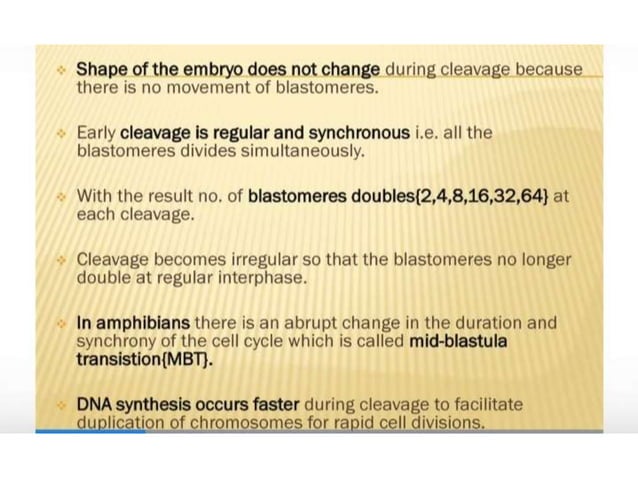pattern and mechanism of cleavage | PPTX