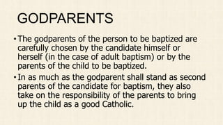 THE SACRAMENT OF BAPTISM | PPTX