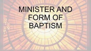 THE SACRAMENT OF BAPTISM | PPTX