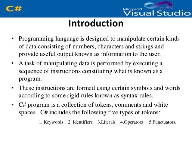 C# lecture 2: Literals , Variables and Data Types in C#